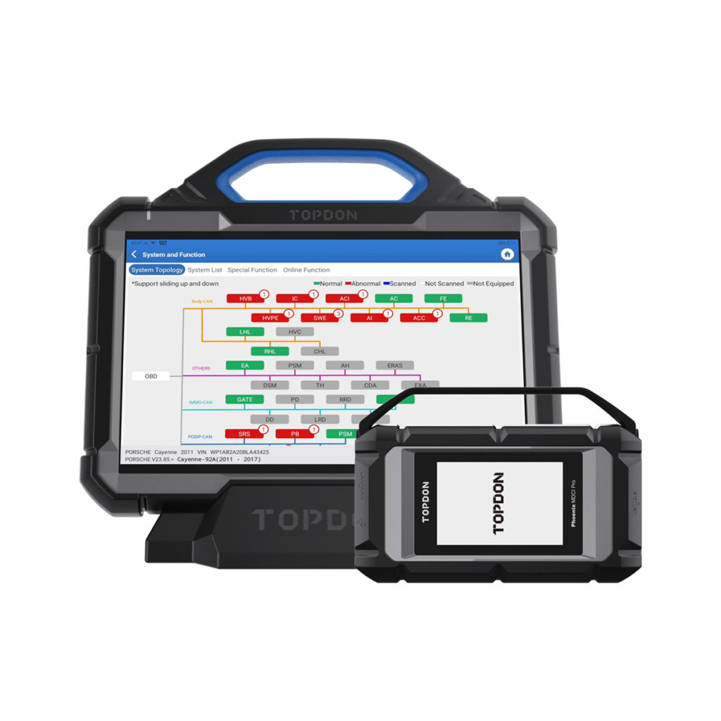 SCANNER AUTOMOTIVO TOPDON PHOENIX MAX — GynProg