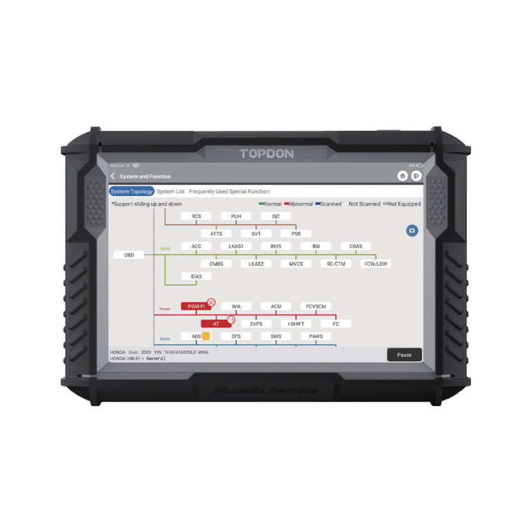 SCANNER AUTOMOTIVO TOPDON PHOENIX REMOTE — GynProg